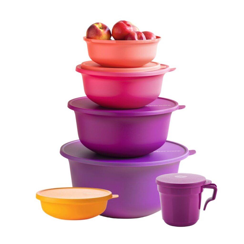 Koop nu het kleurrijke Aloha set compleet bij Tuppershop.nl