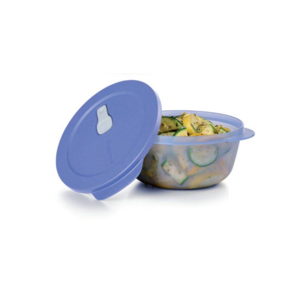 Koop nu de handige CrystalWave rond 1.3 liter blauw bij Tuppershop.nl