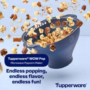 Koop Wow Popcorn maker met mini peper en zout strooier bij Tuppershop.nl